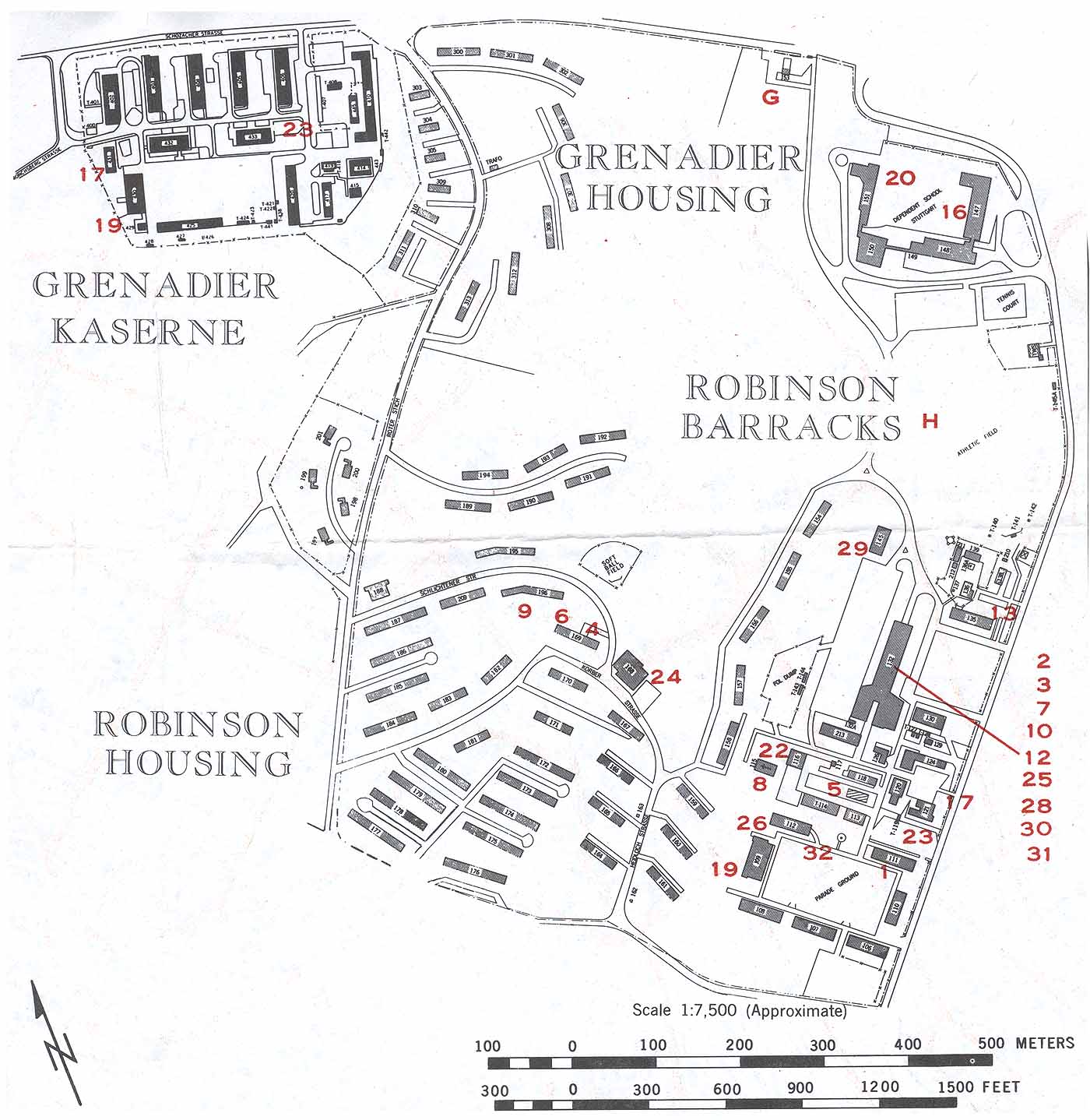 USAREUR Installation Maps - Robinson & Grenadier 1978